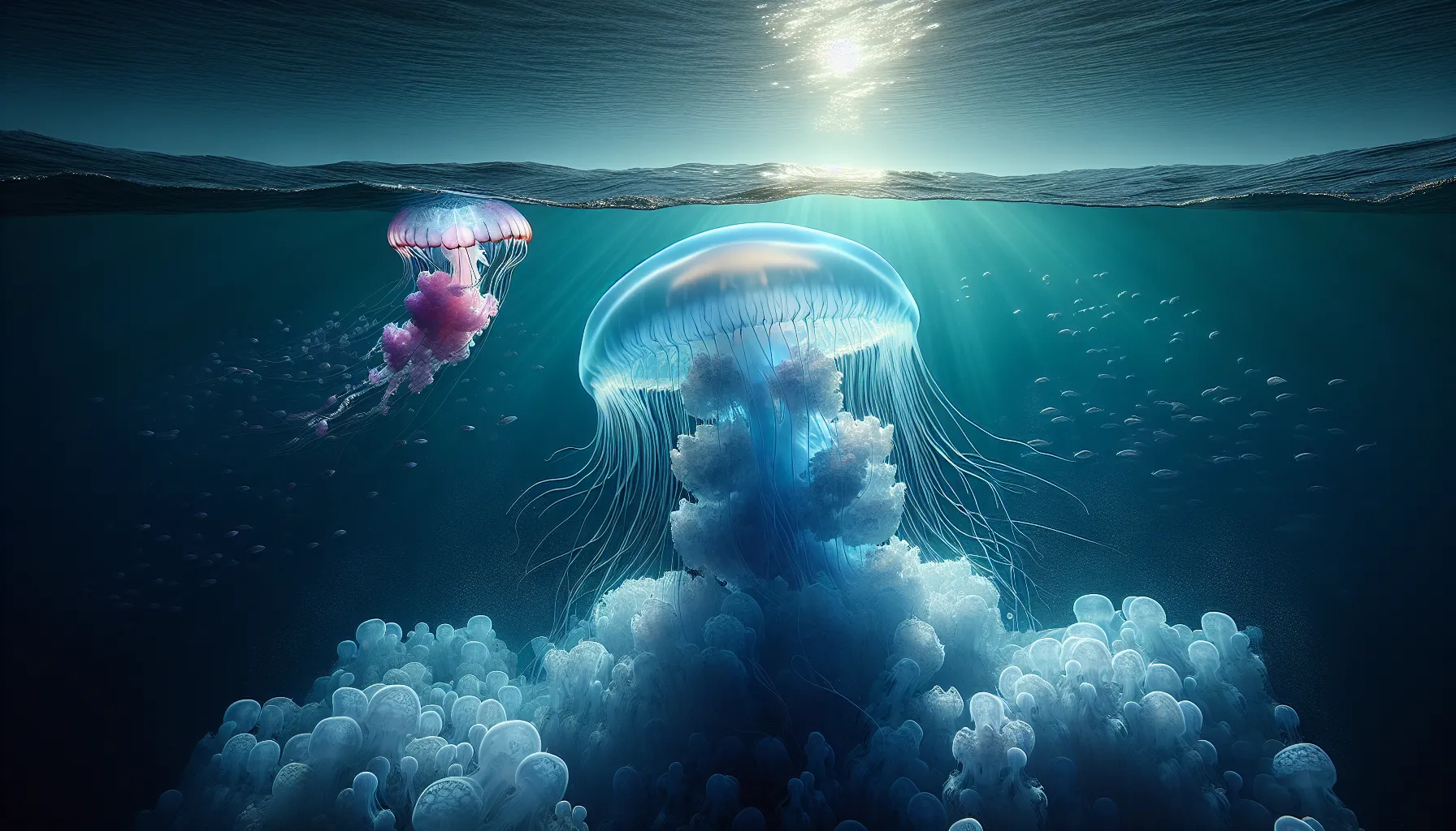 Difference Between Jellyfish and Portuguese Man o' War