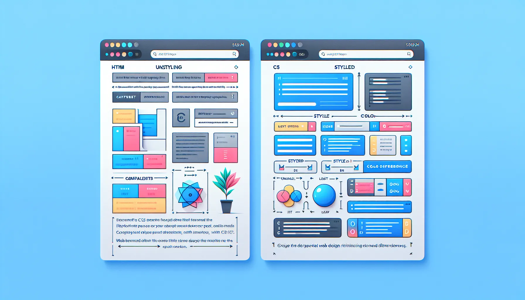 Difference Between HTML and CSS