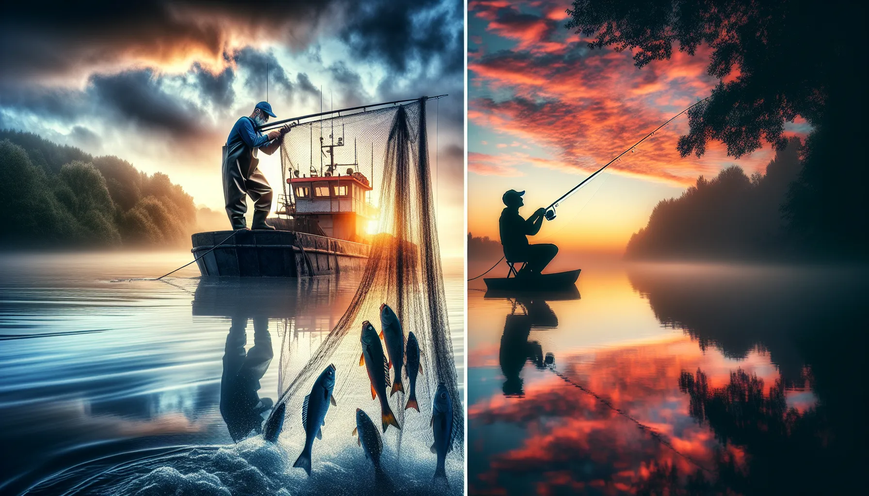 Difference Between Fishing and Angling