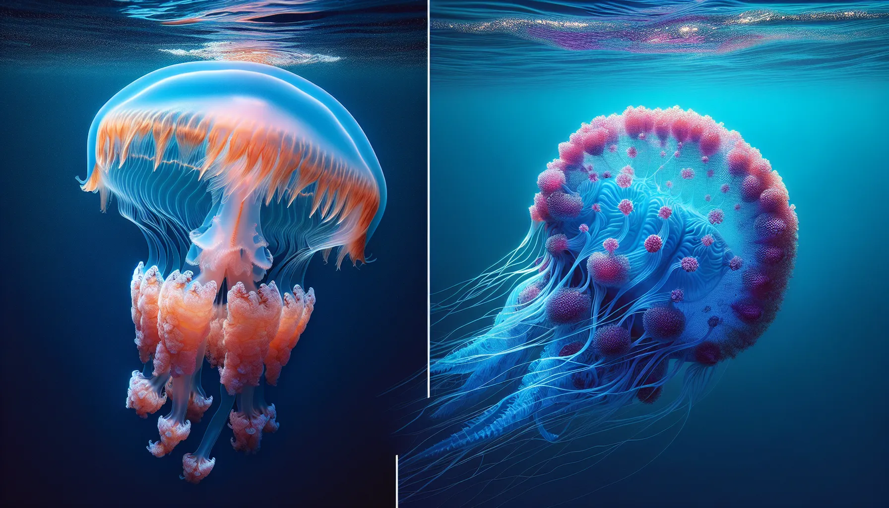 Difference Between Jellyfish and Portuguese Man o' War